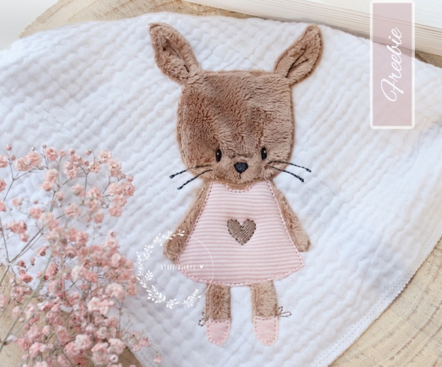 FREEBIE Lieblingshase 10x10, 13x18 Stickdatei - Freebies - Shop